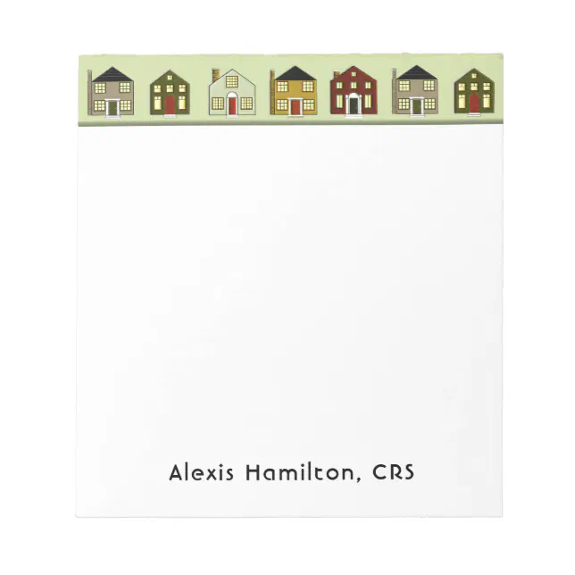 Realtor personalized gift notepad | Zazzle