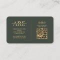 Realtor Real Estate Agent Monogram Green Modern Business Card | Zazzle