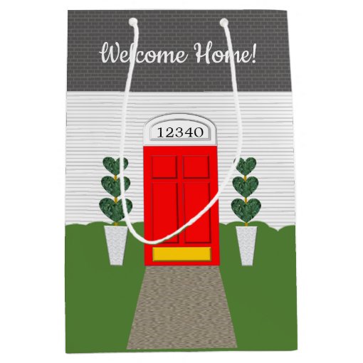 Realtor Welcome Home Cute New Home Gift Bag | Zazzle