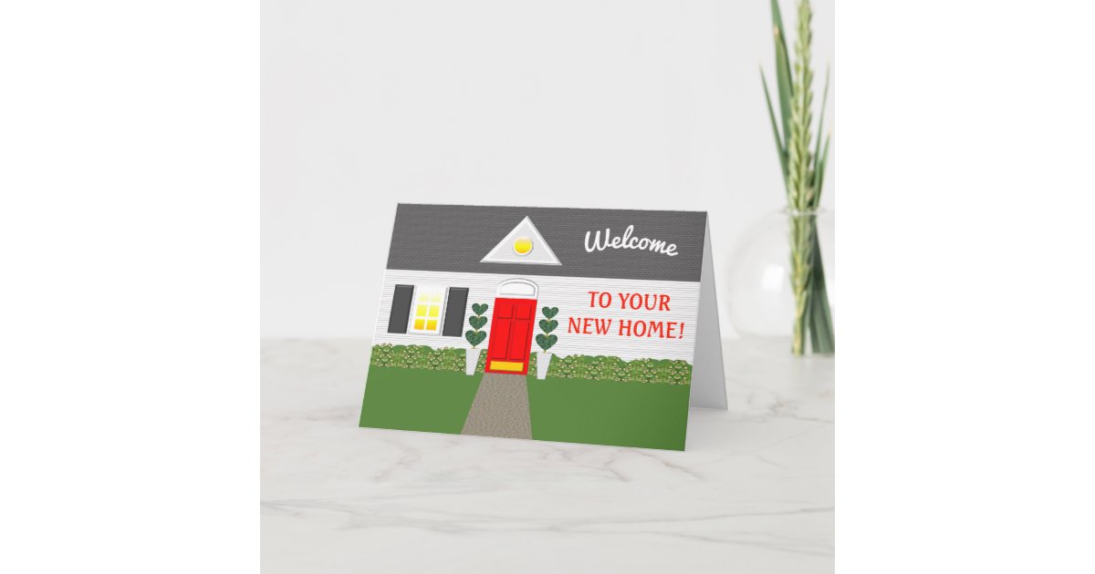 Realtor Welcome Home Thank You Card | Zazzle