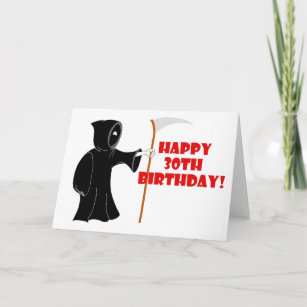 Grim Reaper Birthday Cards | Zazzle
