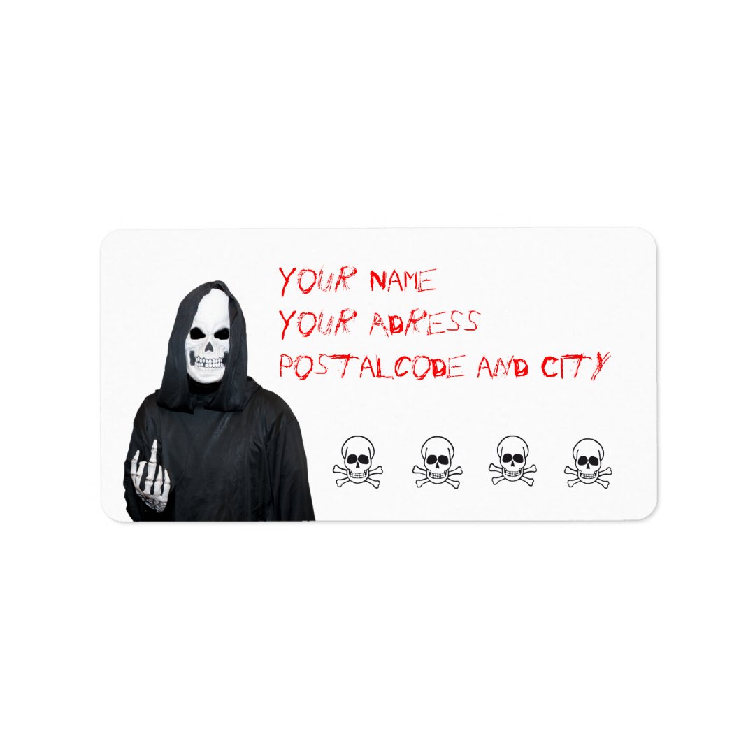 reaper Label | Zazzle