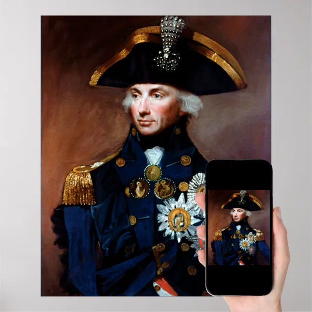 Rear Admiral ~ Sir Horatio Nelson Poster | Zazzle