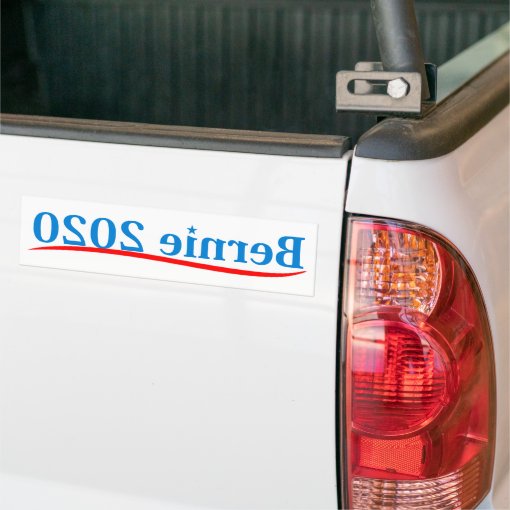 Rear View Mirror Bernie Bumper Sticker | Zazzle