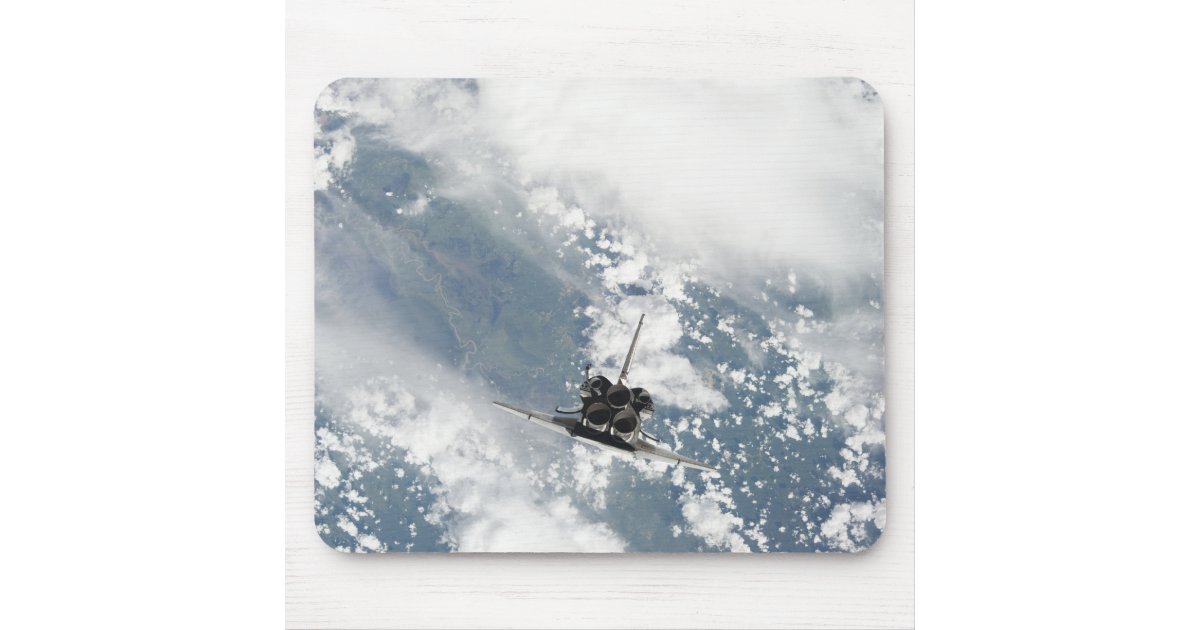 Rear view of the three main engines mouse pad | Zazzle