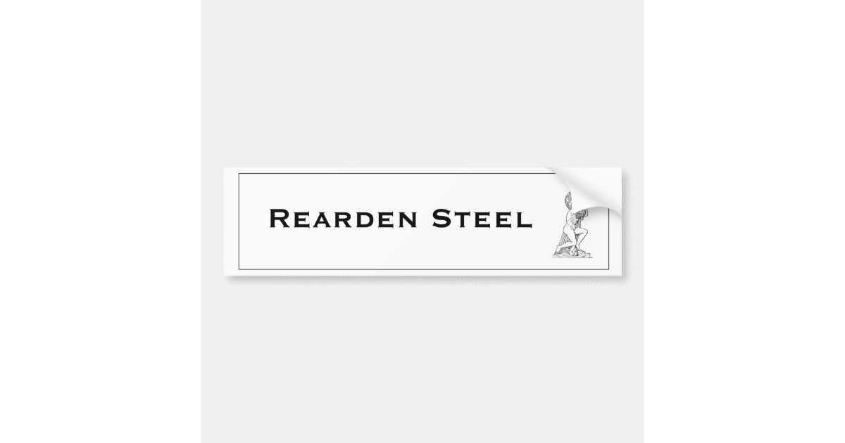 Rearden Steel Atlas Shrugged Bumper Sticker | Zazzle