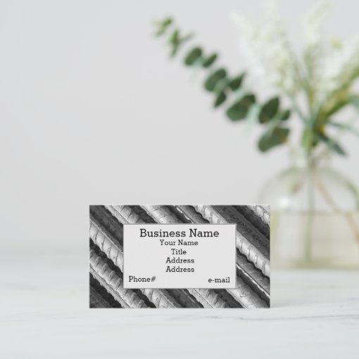 Rebar Design Business Card | Zazzle