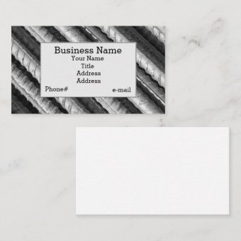 Rebar Design Business Card | Zazzle