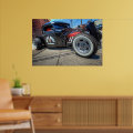 Rebel Rods Customs Poster | Zazzle