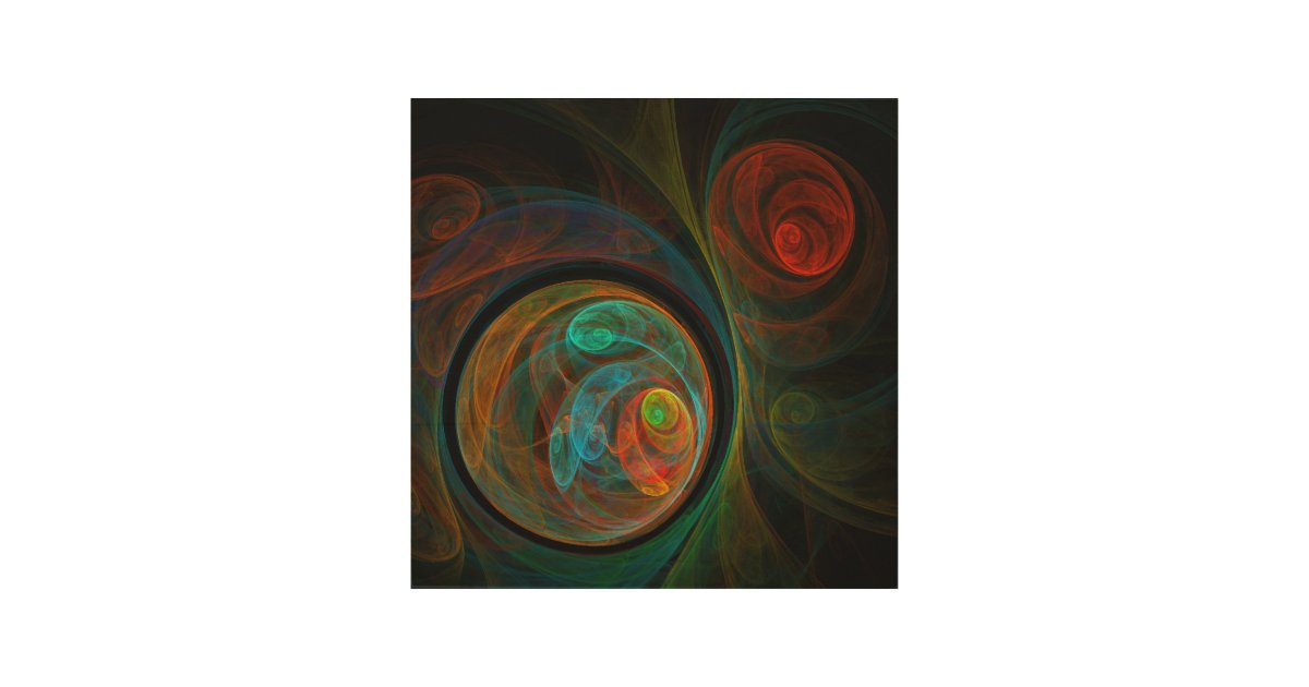 Rebirth Blue Abstract Art | Zazzle