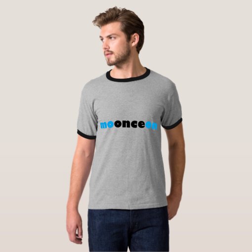 Rebus Puzzle: Once in a Blue Moon T-Shirt | Zazzle