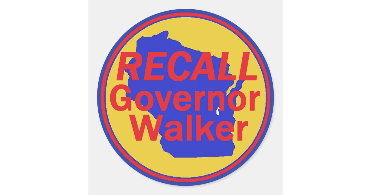 RECALL Walker Sticker | Zazzle