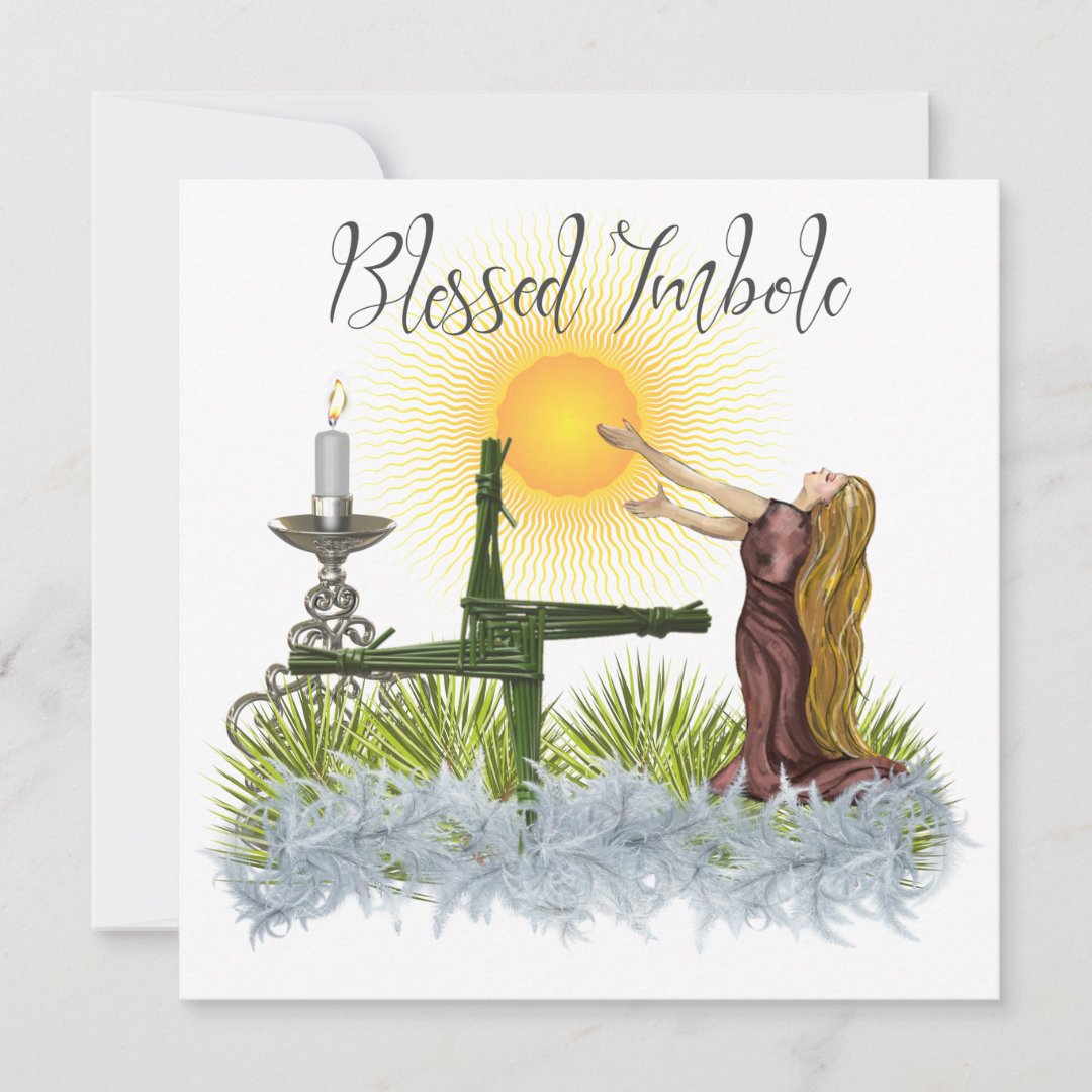 Receive the Sun Blessed Imbolc Holiday Card | Zazzle