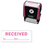 RECEIVED Signature and Date Business Bookkeeping Self-inking Stamp | Zazzle