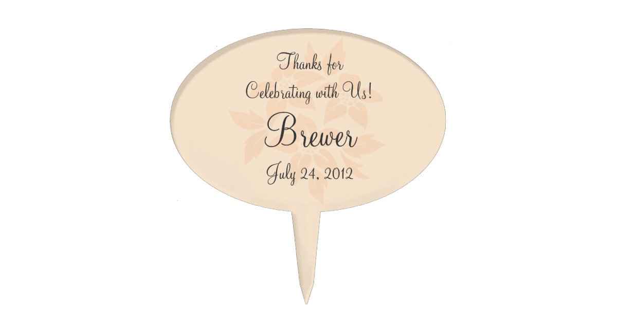 Reception Cupcake Toppers or Wedding Favor Labels | Zazzle