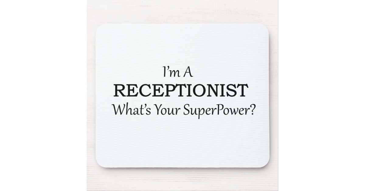 RECEPTIONIST MOUSE PAD | Zazzle