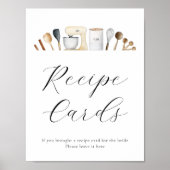 Recipe Card Sign | Zazzle