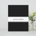 Recipe Cookbook Chapter Divider | Appetizers | Zazzle
