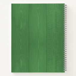 Recipe cookbook chef monogrammed rustic kitchen notebook | Zazzle