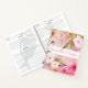 Recipe cookbook, vintage pink floral watercolor notebook | Zazzle
