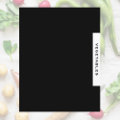 Recipe Divider | Vegetables | Black & White | Zazzle