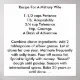 Recipe For A Military Wife Poster | Zazzle