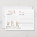 Recipe for Bride To Be Getting Meowied Invitation | Zazzle