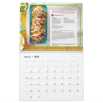 Recipe of the Month Calendar | Zazzle
