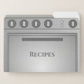 Recipe oven file folder | Zazzle