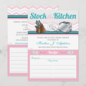 Recipe Stock the Kitchen Bridal Shower Invitations | Zazzle