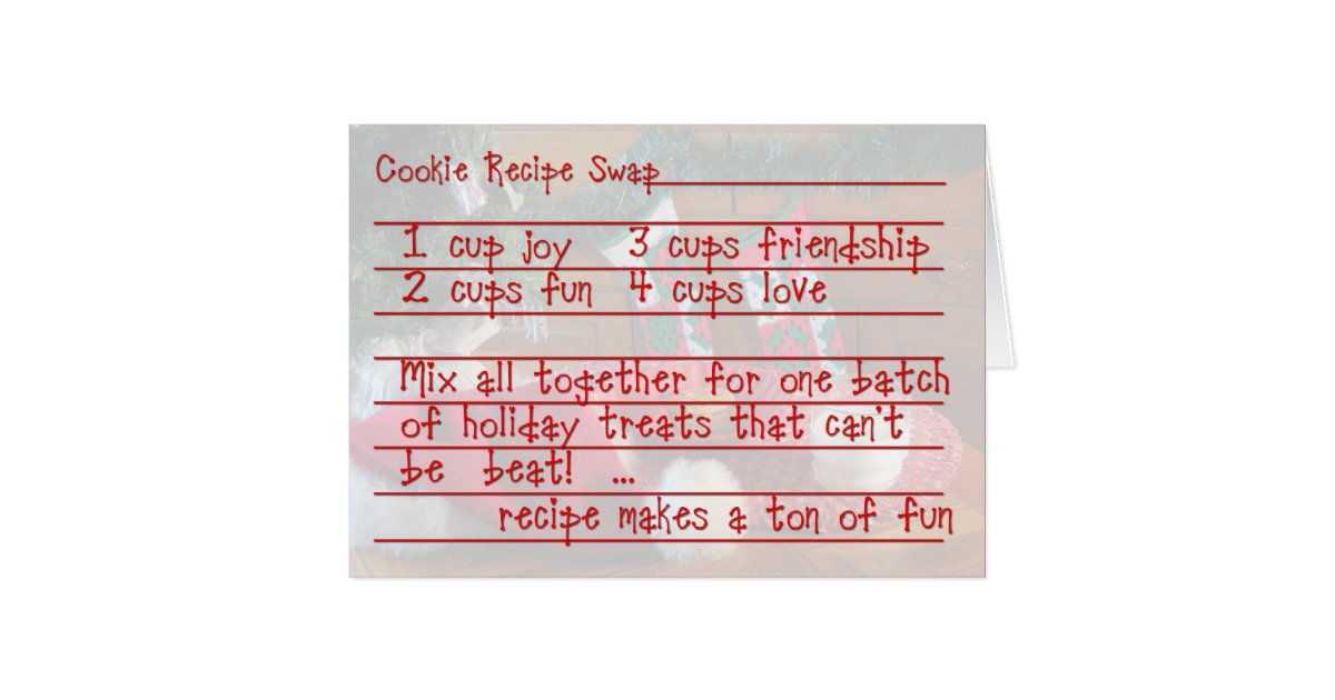 Recipe Swap Invitation | Zazzle