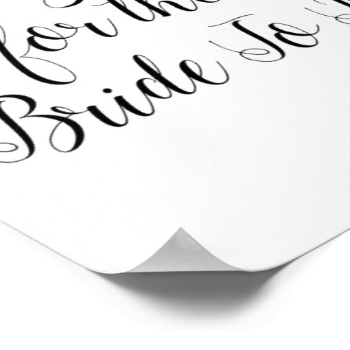 Recipes for the Bride To Be Sign Bridal Shower | Zazzle