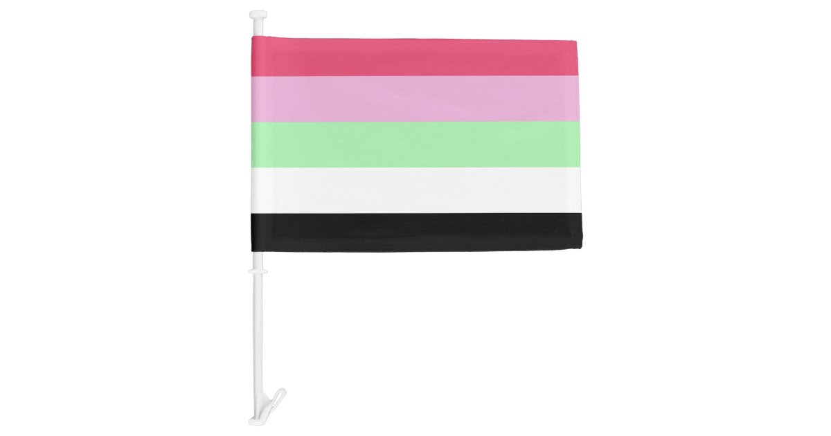 Recipromantic Pride Car Flag | Zazzle
