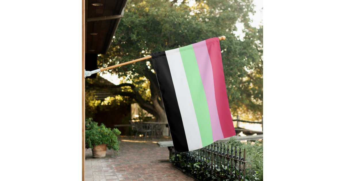 Recipromantic Pride House Flag | Zazzle