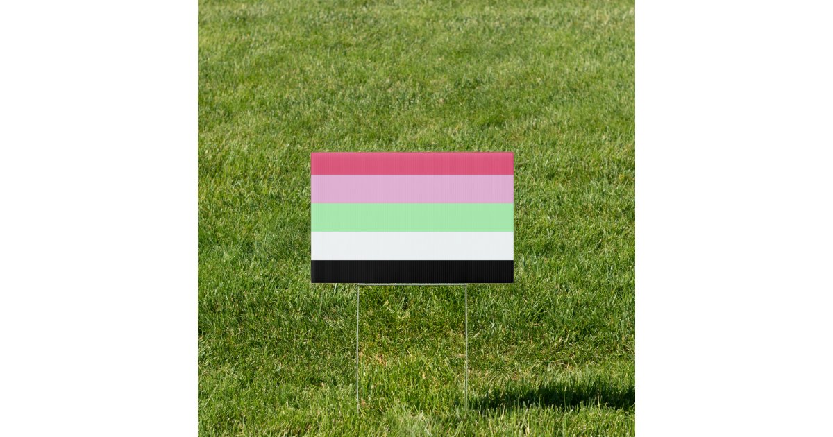 Recipromantic Pride Sign | Zazzle