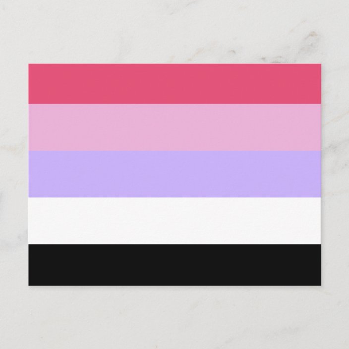 Reciprosexual Pride Flag Postcard | Zazzle.com