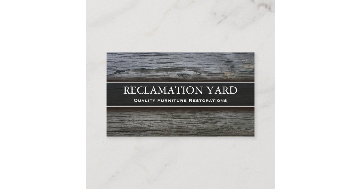 Reclamation / Salvage Yard Business Card | Zazzle