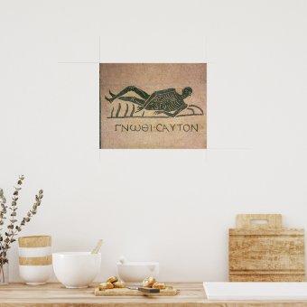 Reclining skeleton with the caption 'Know Poster | Zazzle