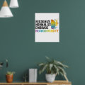 Recognize Normalize Embrace Neurodiversity ADHD Poster | Zazzle