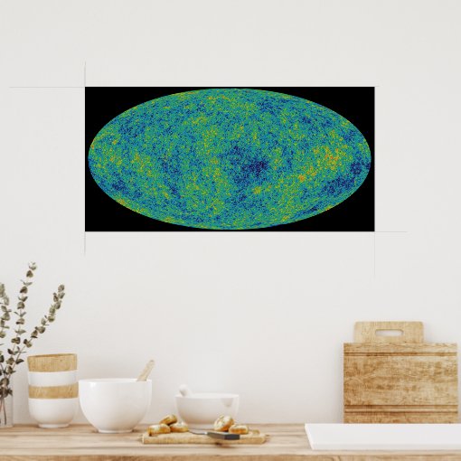 Recolored Planck CMBR Poster | Zazzle