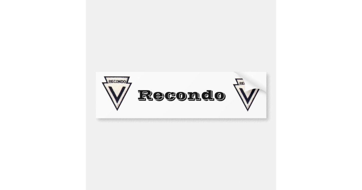Recondo Bumper Sticker | Zazzle
