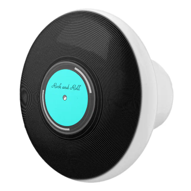 Record Album Ceramic Knob | Zazzle