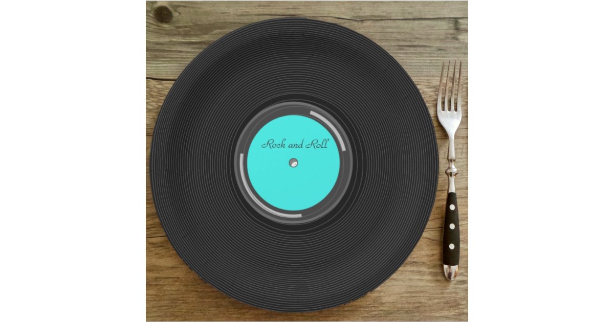Record Album Paper Plates | Zazzle