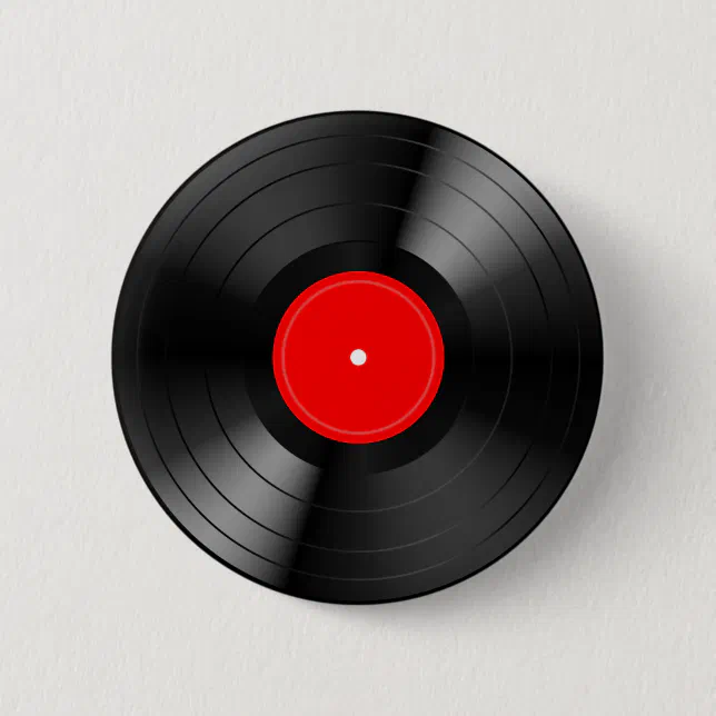 Record_LP Button | Zazzle