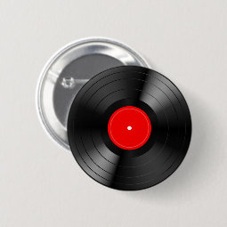 Record_LP Button | Zazzle