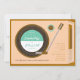 Record Player Music Birthday Party Invitation | Zazzle