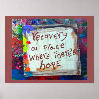 Recovery Posters, Recovery Prints & Recovery Wall Art