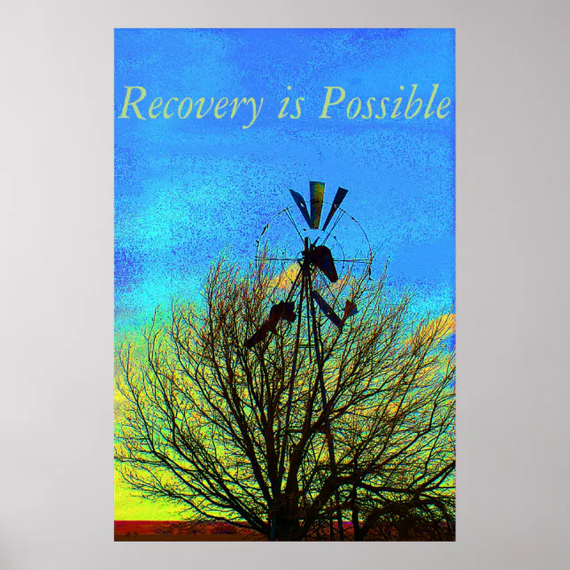 Recovery is Possible Motivational Poster | Zazzle