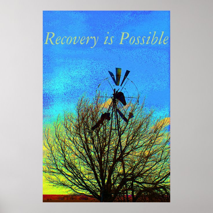 Recovery is Possible Motivational Poster | Zazzle
