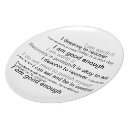 Recovery Plate Eating Disorders | Zazzle